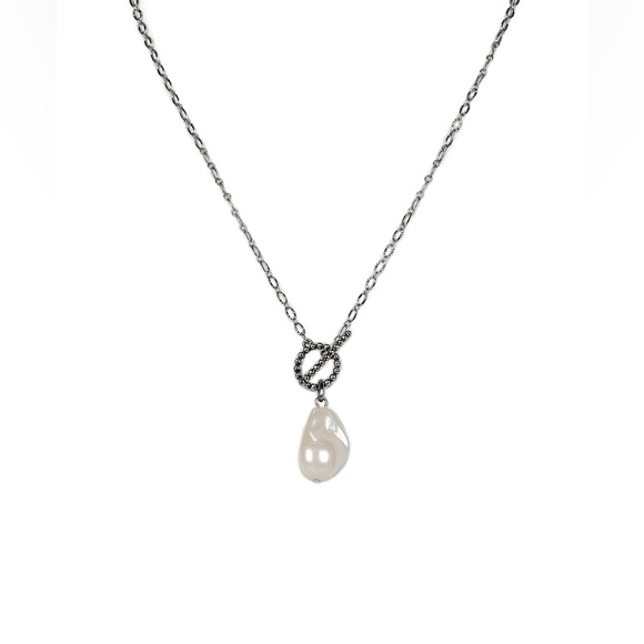 Patricia Nash | Jewelry | Patricia Nash Baroque Pearl Toggle Necklace ...